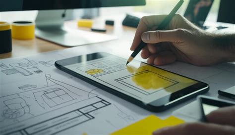 Premium Ai Image Innovating The Future Closeup Of Ux Developer And Ui Designer Embracing