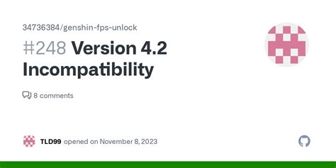 Version 4 2 Incompatibility · Issue 248 · 34736384 Genshin Fps Unlock · Github