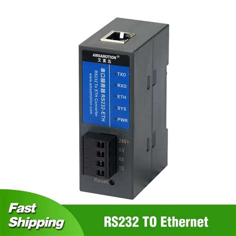 Rs232 To Ethernet Port Serial Server Modbus Gateway Rtu To Tcp Protocol Communication Module