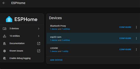 Esphome Device Visible In Ha But Not Esphome Dashboard Configuration