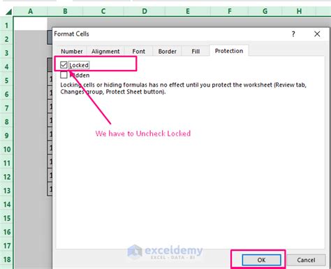 How To Lock Certain Cells In Excel 4 Methods Exceldemy