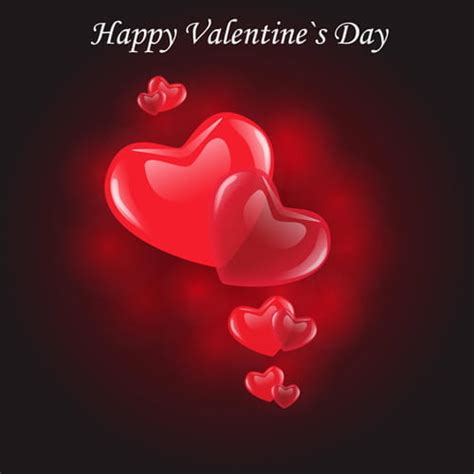 발렌타인 데이 하트 벡터 배경 Eps Uidownload