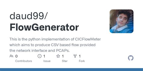 Github Daud99flowgenerator This Is The Python Implementation Of Cicflowmeter Which Aims To