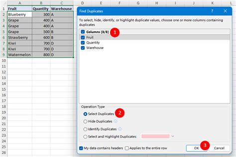 Easily Find Duplicates In Excel Select Hide Identify Highlight