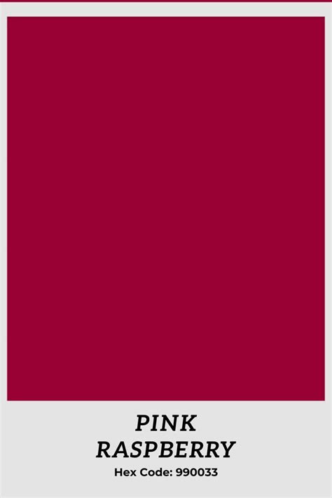 dark red raspberry color