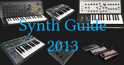 The Synthesizer Sympathizer Buying Your First Analog Synthesizer The 2013 Guide