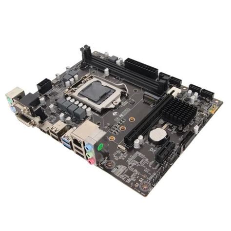 Carte Mère Micro Atx Ddr4 Qqmora H310 Lga 1151 Pour Processeurs Intel Core De 8e Et 9e