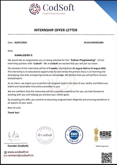 Pythonprogramming Codsoft Newbeginnings Techcareer Programming Innovation Careergrowth