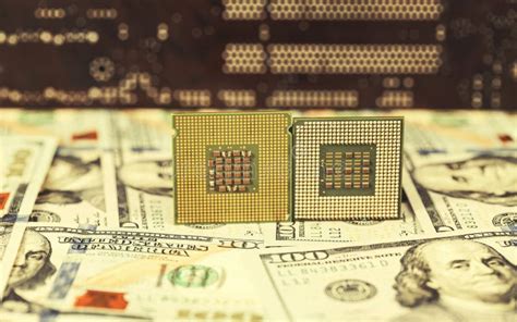 Concept Rise In Price Of Production Of Computer Chips And Components Concept Rise In Price Of Production Of Computer Chips And Components