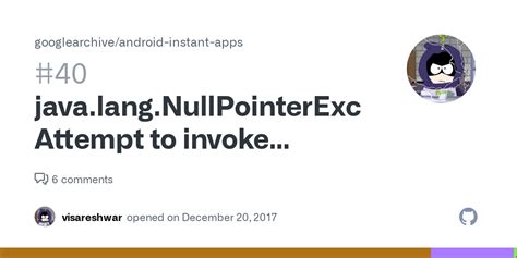 Javalangnullpointerexception Attempt To Invoke Interface Method