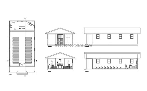 Chapel Free Cad Drawings