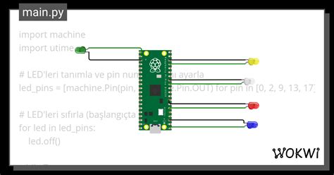Girilen Basamak Sayısına Göre Led Yakma Wokwi Esp32 Stm32 Arduino Simulator