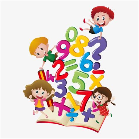 вектор учебник математики Png детей детский сад украшения Png