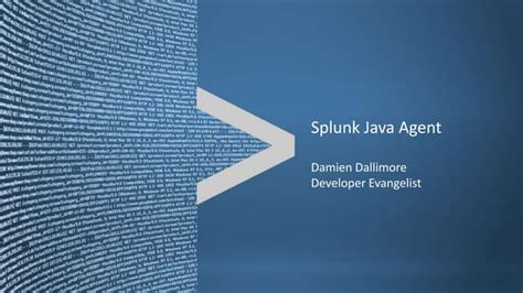 splunk java agent pptx