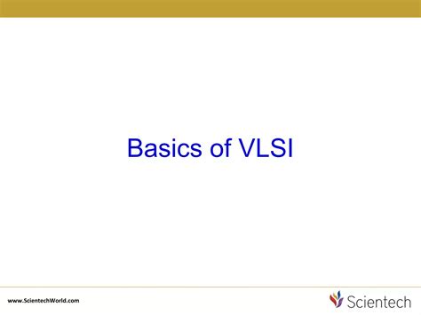 Basics Of Vlsi Ppt Physics Science