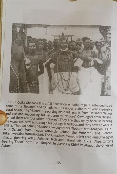 History Of Agbor Tradition Agbornigidi Association