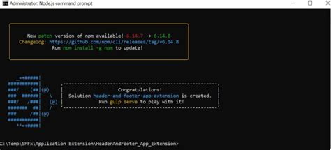 SharePoint Framework Header Footer SPFx Extension Add Custom Header And Footer Using