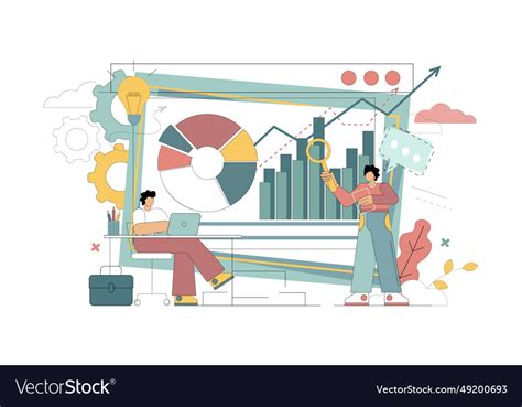 Enterprise Strategy Development Concept Data Vector Image