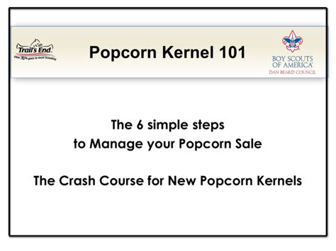 Popcorn Kernel 101 Nky University