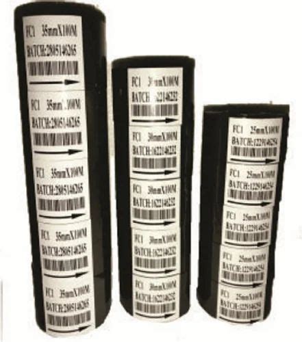 Black Resin Batch Printing Ribbon At ₹ 59 50 Piece In Faridabad Id