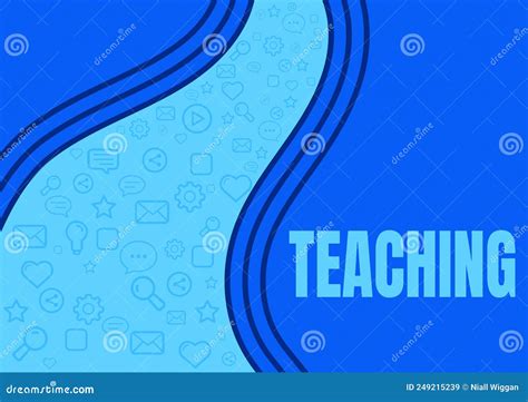 Sign Displaying Teaching Business Approach Act Of Giving Information
