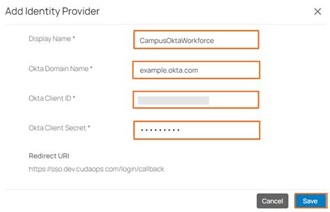 How To Configure Okta Workforce For Authentication Barracuda Campus