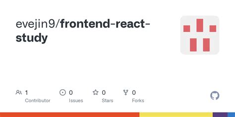 GitHub Evejin Frontend React Study