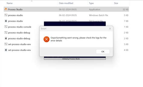 Facing An Issue While Opening The Process Studio How To Resolve The Error Process Studio
