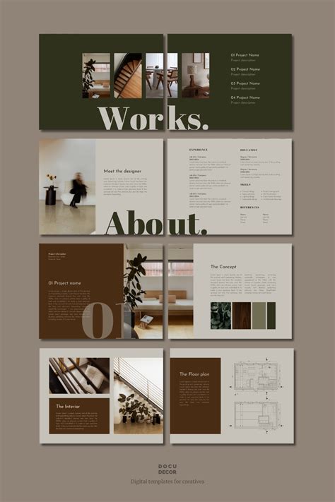 Portfolio Templates For Photographers In Interior Design