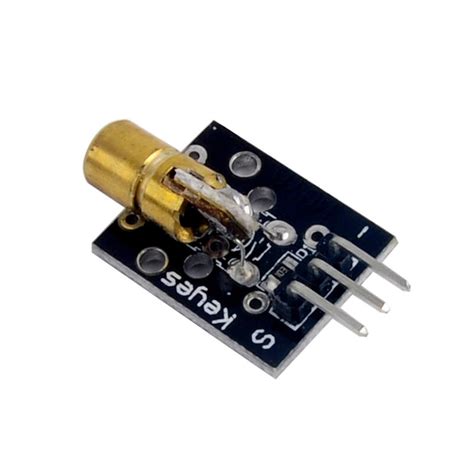 레드 레이저 송신기 도트 다이오드 구리 헤드 모듈 아두이노 센서용 Diy 키트 Ky 008 3 핀 650nm 2 개 전자 데이터 시스템