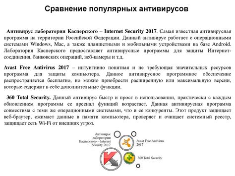 Антивирусы Анализ антивирусных программ презентация онлайн