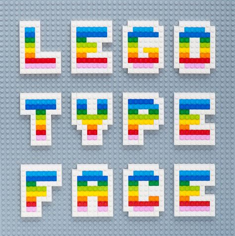 Lego Font MiniEco A Craft Book