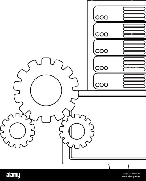 Technology Computing Support Cartoon Stock Vector Image And Art Alamy