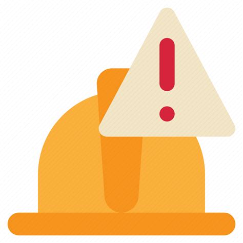 Safety Hard Hat Construction Beware Warning Exclamation Icon Download On Iconfinder