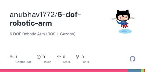 Github Anubhav17726 Dof Robotic Arm 6 Dof Robotic Arm Ros Gazebo