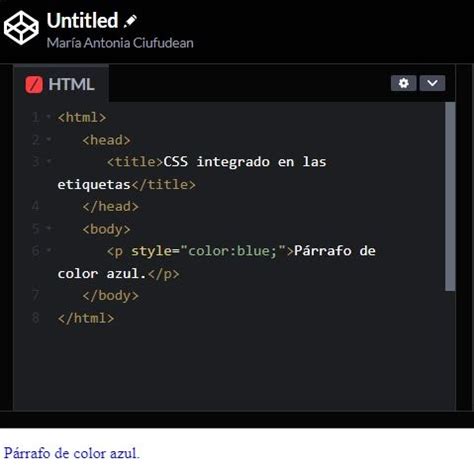IES María de Córdoba 2 Bachillerato 2 Cómo aplicar estilos CSS