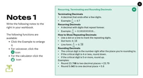 Understanding Decimals Lesson Terminating Recurring And Rounding Decimals