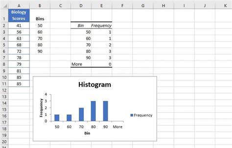 how to create a histogram in excel goskills