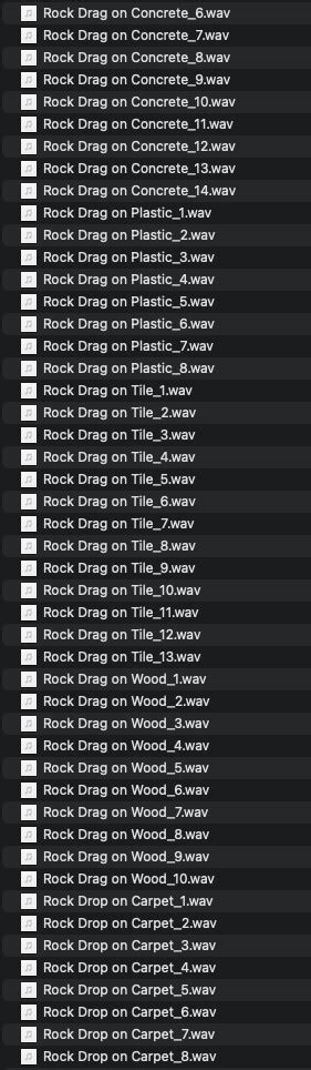 Artstation Physics Object Interaction Sfx Game Assets