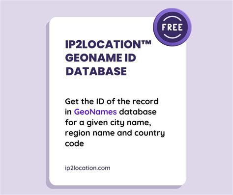 Geonames Database Ipaddress Geonameid Programming Sql Ip2location