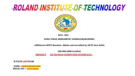 Human Computer Interfaceseminar Nandapptx