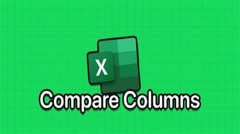 آموزش مقایسه دو ستون در اکسل برای مغایرت گیری و تطابق تصویری