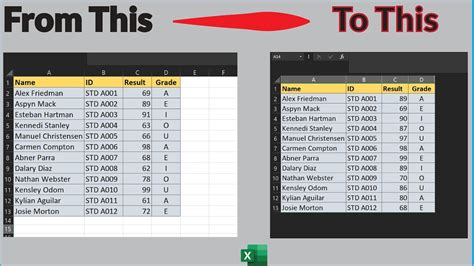 Excel Tips Hide Or Remove All Unused Rows And Columns In Excel Excel Exceltricks