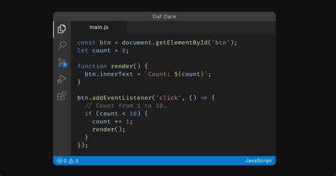 daf core by data automation framework vs code themes