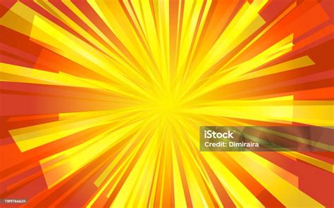 밝은 다채로운 속도 라인의 축제 배경입니다 만화와 만화에 대한 효과 모션 라인 프레임 중앙에서 효과가 폭발하는 방사형 광선 웹 및 인쇄 디자인을 위한 템플릿입니다 벡터