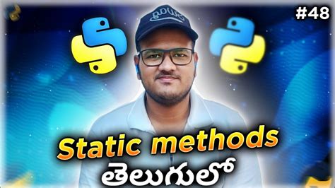 Python Static Methods In Telugu Srk Codes Youtube