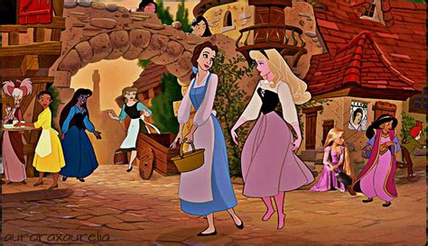 Disney Crossover Photo A Day In The Village Disney Crossover Disney Disney Princess Art