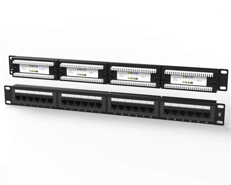 3d 24 Port Cat6 Patch Panel Cgtrader
