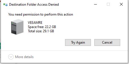 Fail To Copy File Folder In External Drive Super User