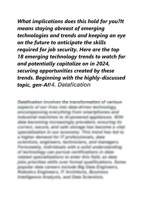 Solution Exploring The Tech Frontiers 3 Cutting Edge Trends Shaping